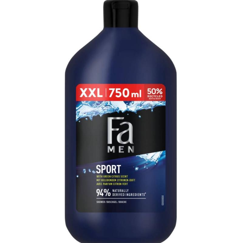 Gel douche sport parfum citron vert XXL anti gaspi a prix reduit Beans