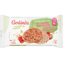 Galettes de riz au chocolat blanc et fruits rouges - Gerlinea - 132g ...