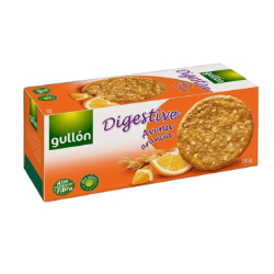 Biscuits digestifs avoine orange - Biscuiterie Gullon - 265g anti-gaspi ...