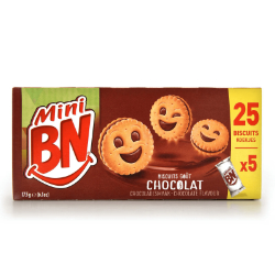 Biscuits fourrés goût chocolat - Mini BN - 175g anti-gaspi à petit prix
