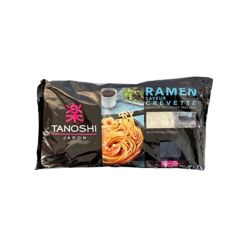 Nouilles japonaises ramen crevettes - Tanoshi - 360g anti-gaspi à petit ...
